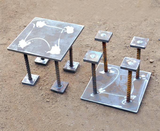 200mm Hot Dip Embedded Parts In Concrete Pre Concrete Galvanized Steel ...