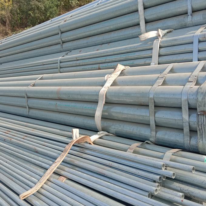 16Mn Q215 Hot Dip Galvanized Steel Pipe GI 100mm Round Steel Tube For ...